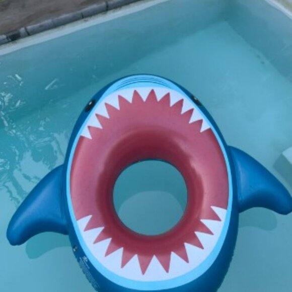 Other | Inflatable Shark Pool Float Shark Floaties Water Fun Summer ...